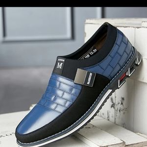 Fashion M | Shoes | Fashion M Mens Comfort Loafers Blue Size48 Us 2 ...